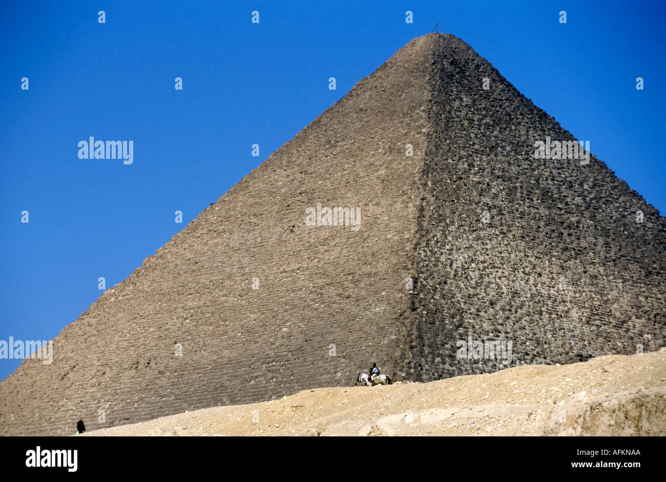 View of the Great Pyramid, Giza, Cairo, Egypt Stock Photo - Alamy