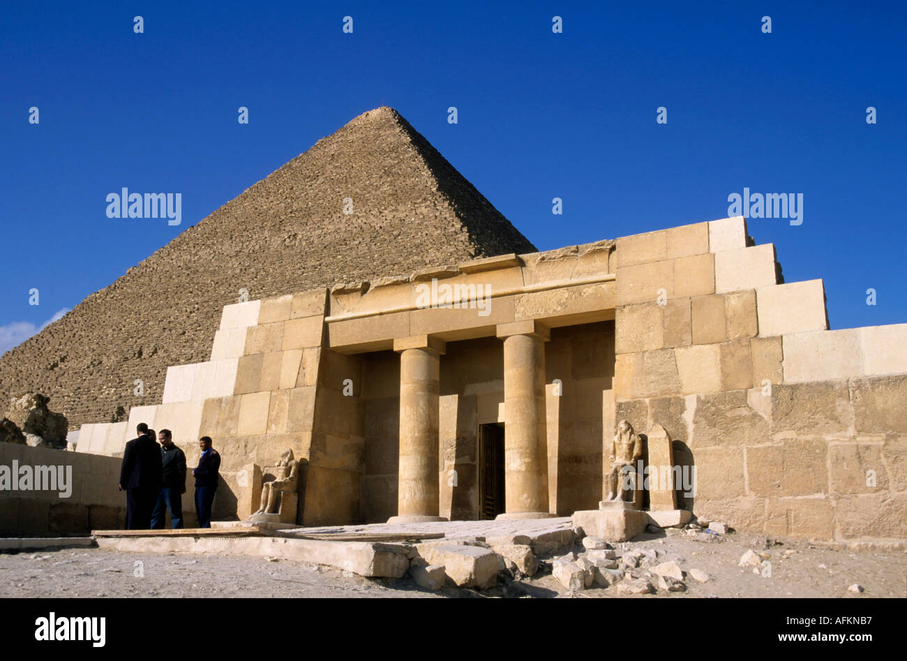 View of the Great Pyramid, Giza, Cairo, Egypt Stock Photo - Alamy