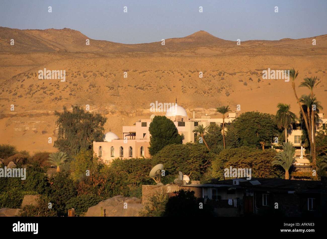 Nubian-style housing in Aswan, Egypt Stock Photo - Alamy