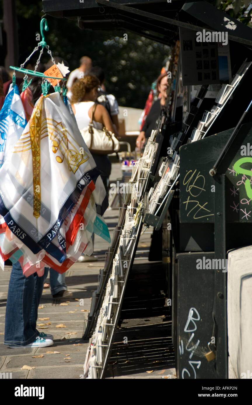 street market on the left bank paris france Stock Photo - Alamy