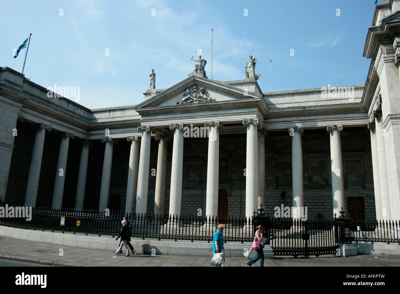 Central Bank of Ireland, Dame street, Dublin Stock Photo - Alamy