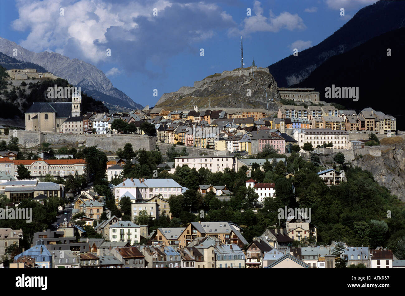 Briancon, Alps, France in summer Stock Photo - Alamy