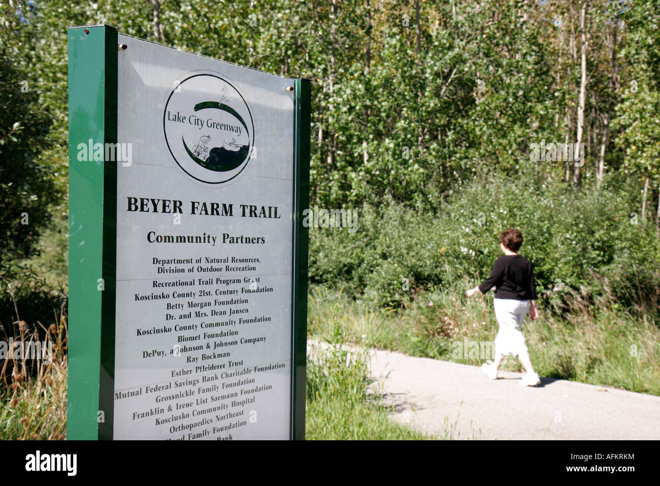 Indiana Kosciusko County,Warsaw,Beyer Farm Trail,Lake City Greenway ...