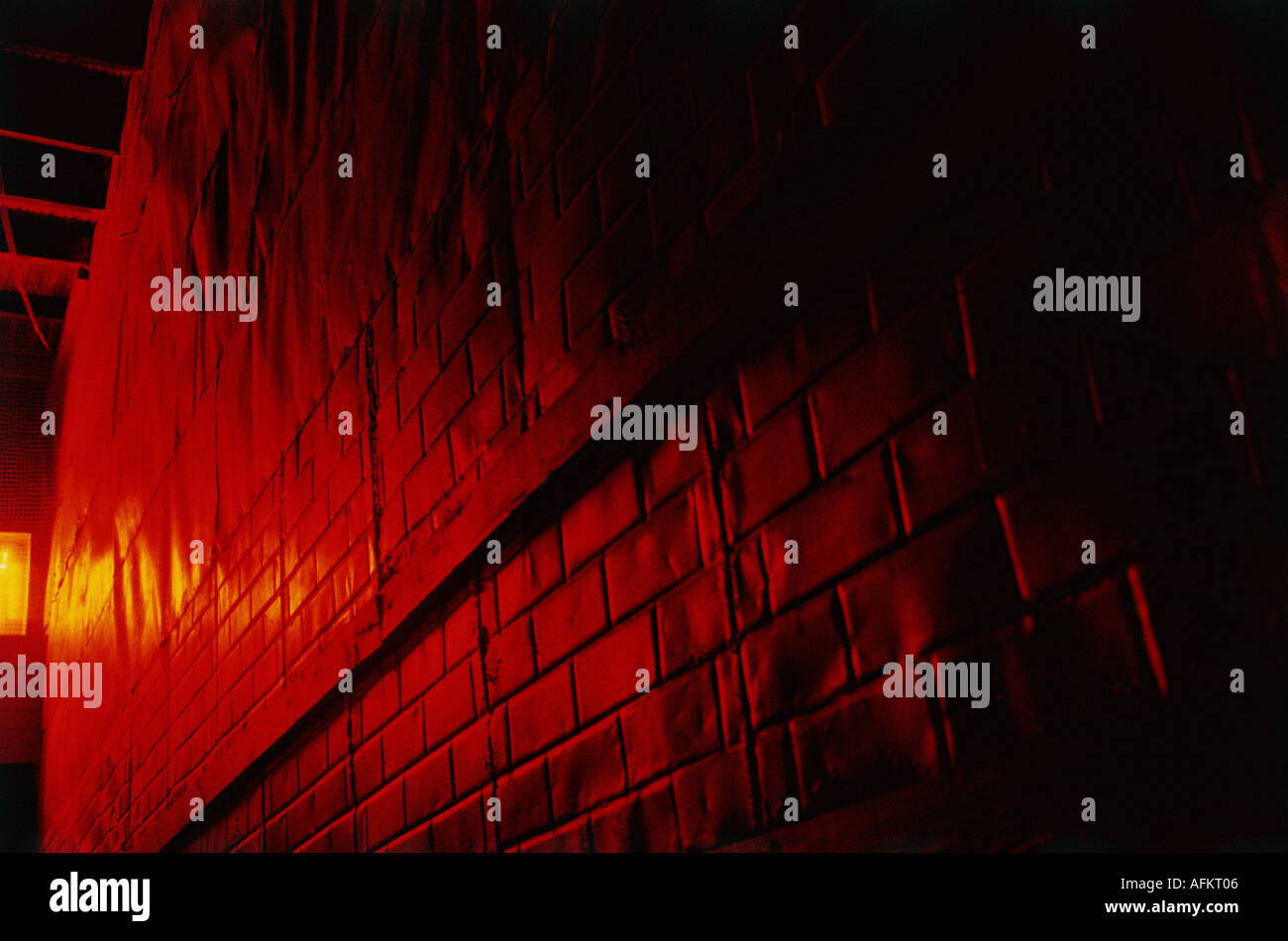 Neon Red Wall Stock Photo - Alamy