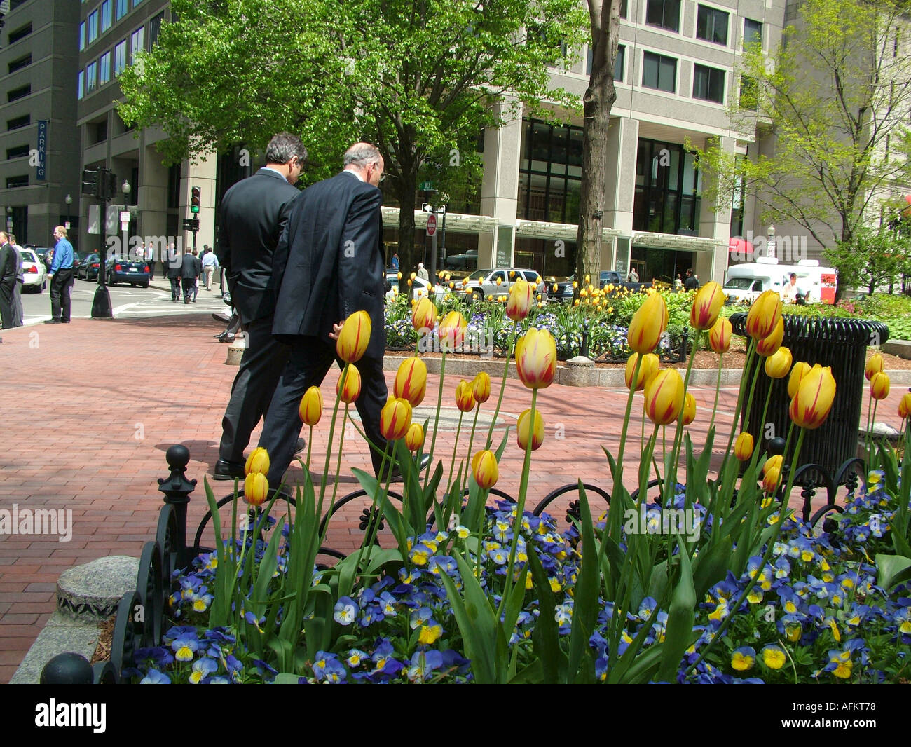 Lunchtime walk friends hi-res stock photography and images - Alamy