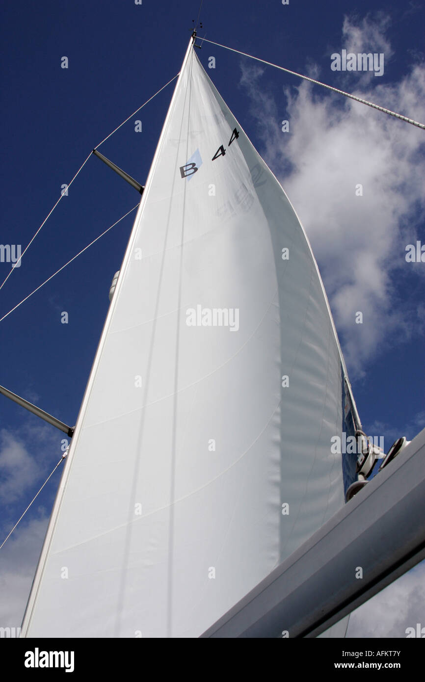 Ship Mast and Sail Stock Photo - Alamy