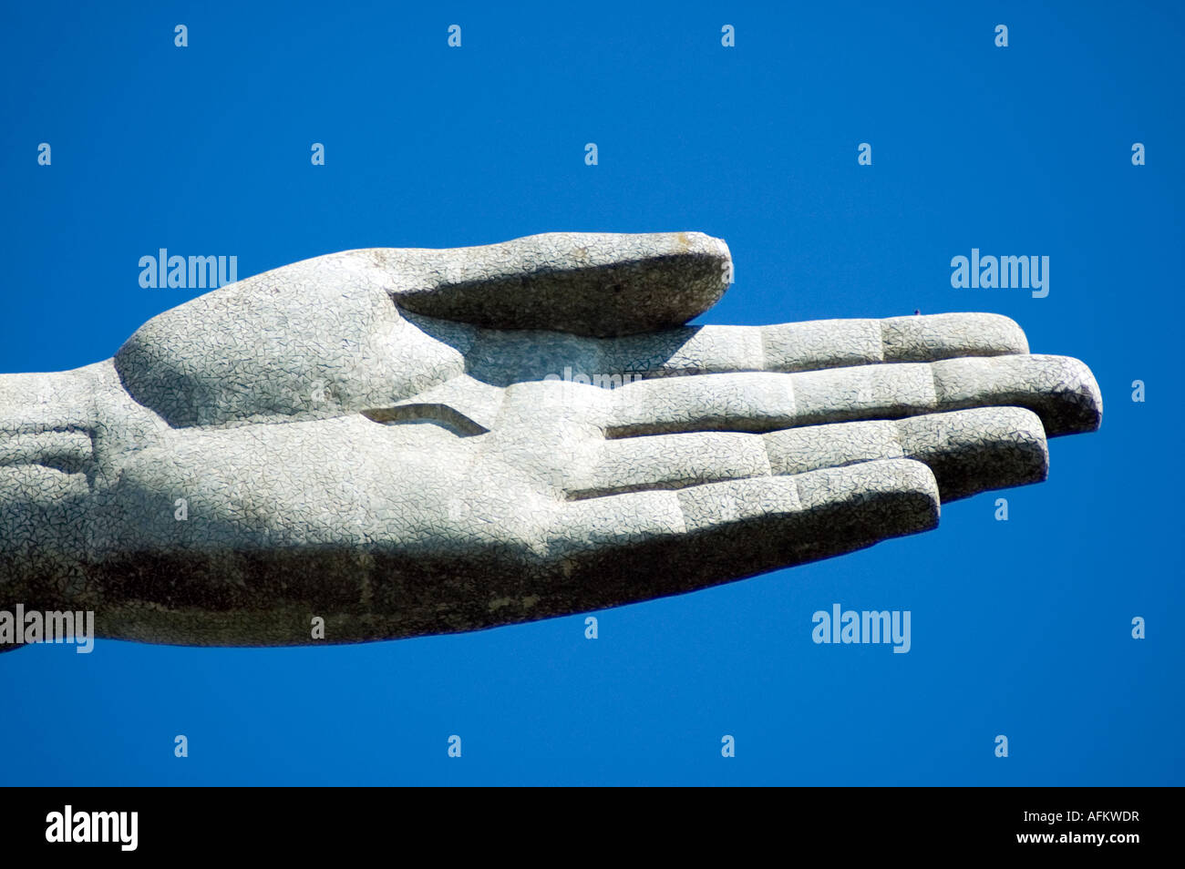 Hand of Cristo Redentor, Rio de Janeiro Stock Photo - Alamy
