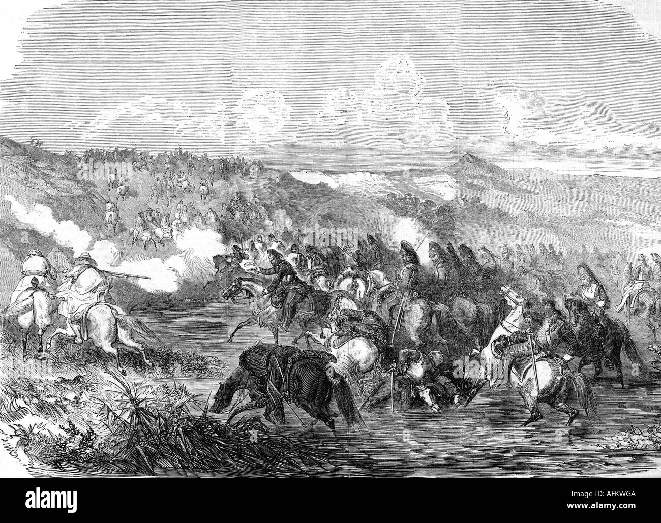 events, spanish morrocan war 1859 - 1860, battle of Tetouan 4.2.1860 ...