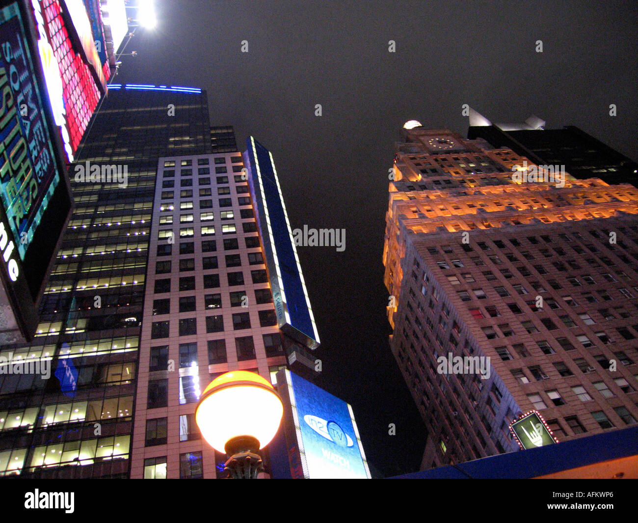 Times Square buildings Stock Photo - Alamy