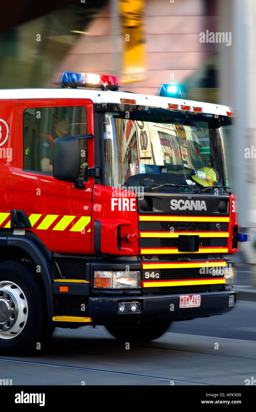 Melbourne fire engine hi-res stock photography and images - Alamy