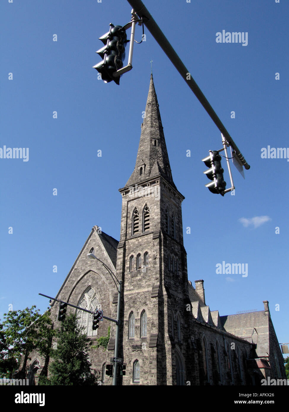 Catholic church Rochester NY USA Stock Photo - Alamy