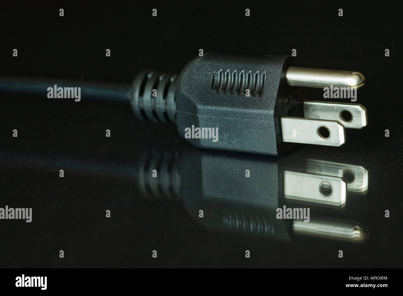 North American 3 pin plug Stock Photo - Alamy