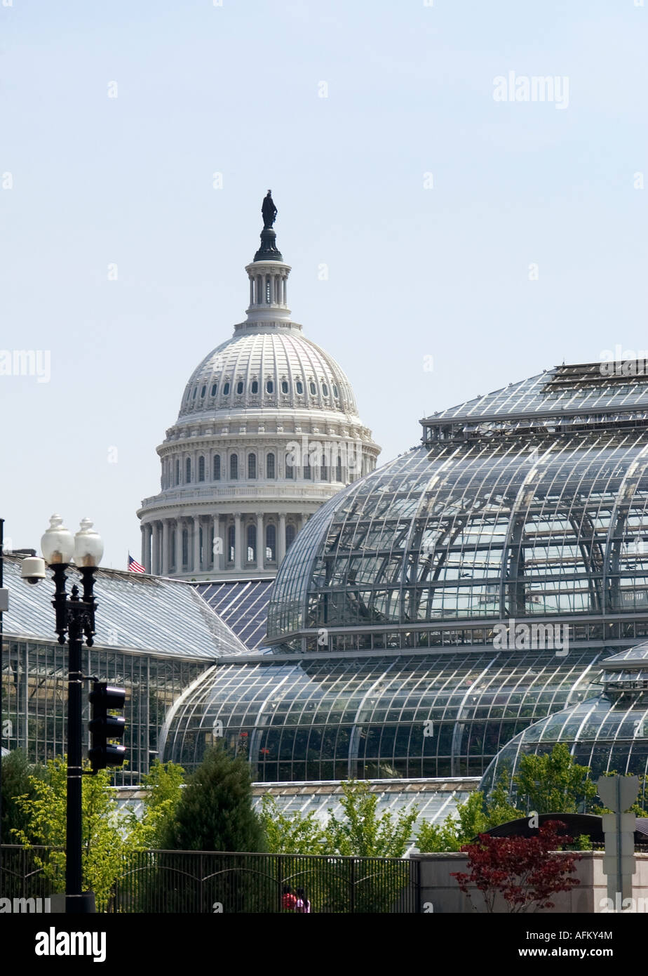 Capitol and Botanical gardens, Washington DC, USA Stock Photo - Alamy