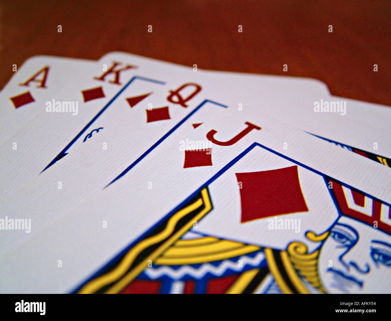 Playing cards king queen jack hi-res stock photography and images - Alamy