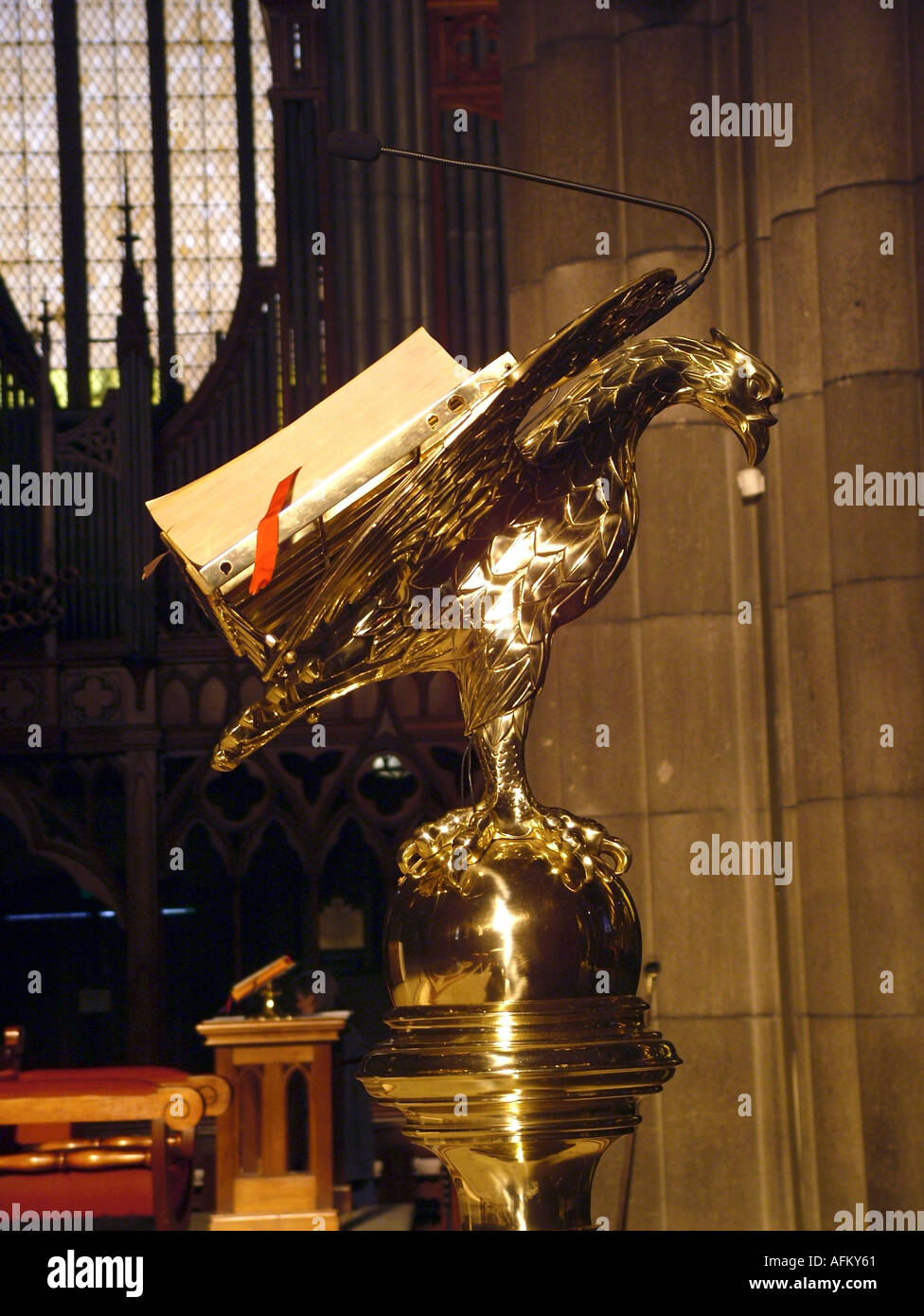 Gold pulpit St Patrick s Cathedral Melbourne Australia Stock Photo - Alamy