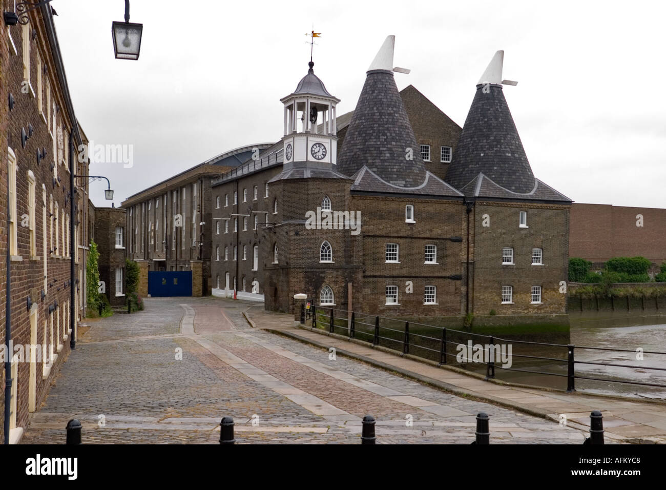 Three Mills Film Studio Bow East London the morning after the IOC ...