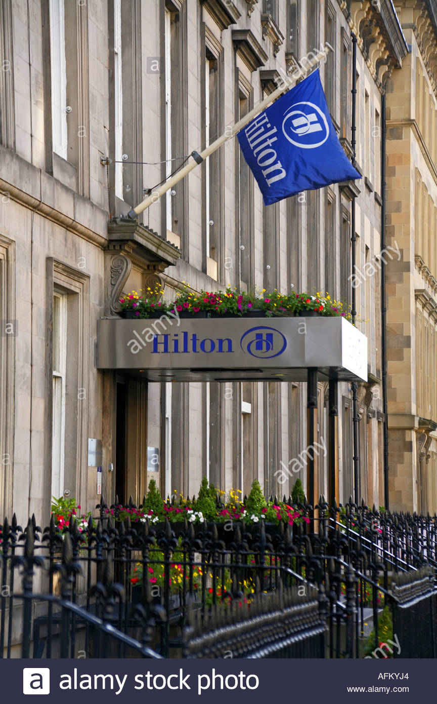 Hilton hotel Edinburgh SCOTLAND Stock Photo - Alamy