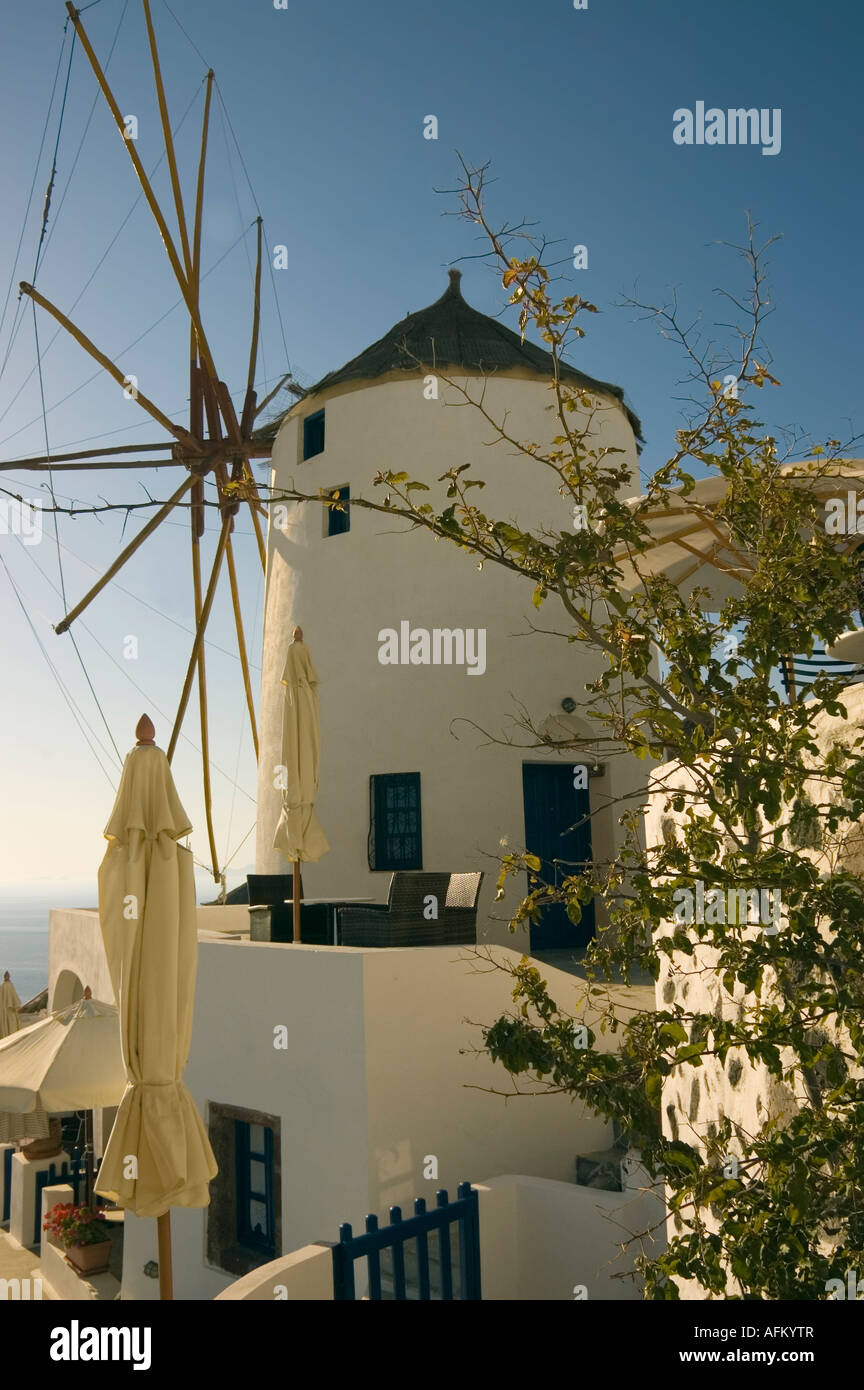 Cafe landscape twilight windmill hi-res stock photography and images ...