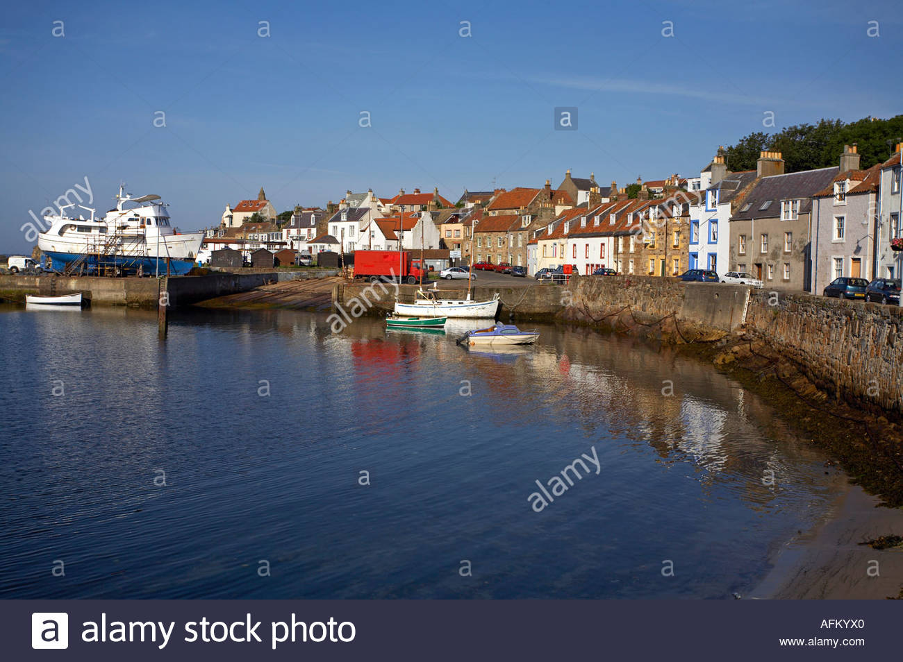 St Monans harbour Fife, SCOTLAND Stock Photo - Alamy