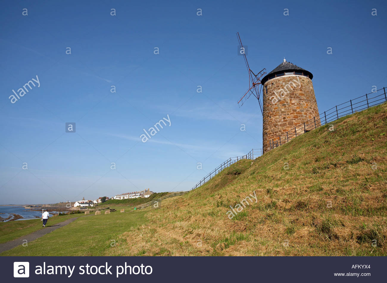 St monans windmill and saltpans hi-res stock photography and images - Alamy
