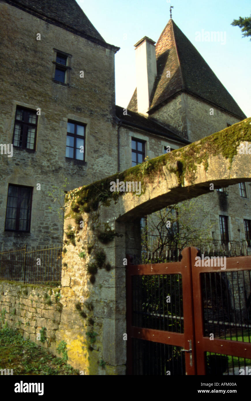 french model house countryside france Stock Photo - Alamy
