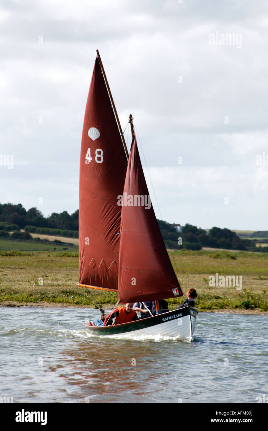 Sailing at Blakeney Norfolk England Stock Photo - Alamy