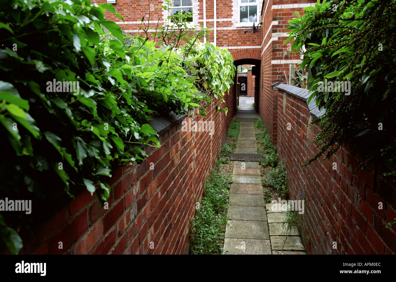 Back passage between houses uk hi-res stock photography and images - Alamy