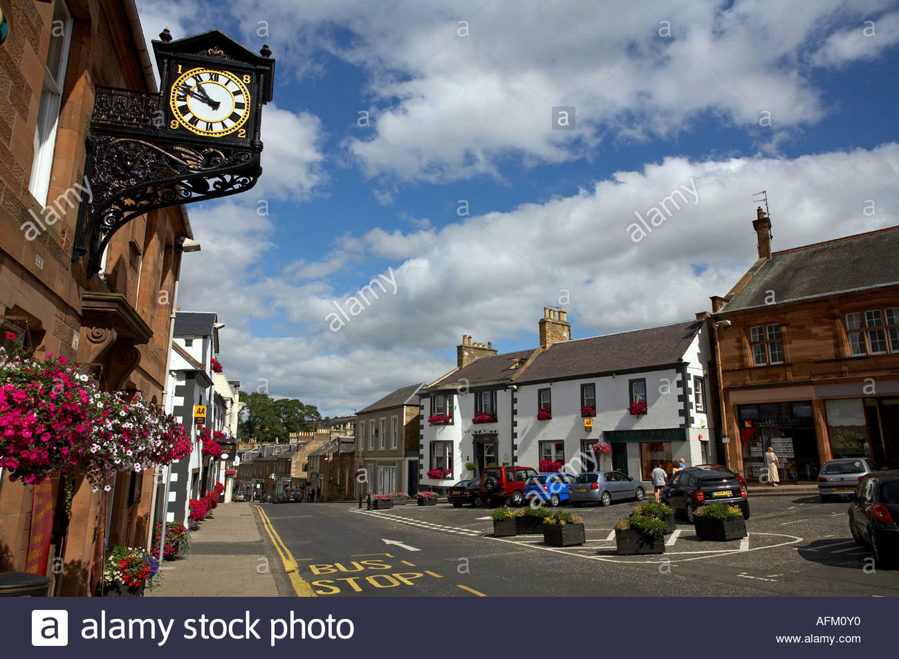 Melrose town centre hi-res stock photography and images - Alamy