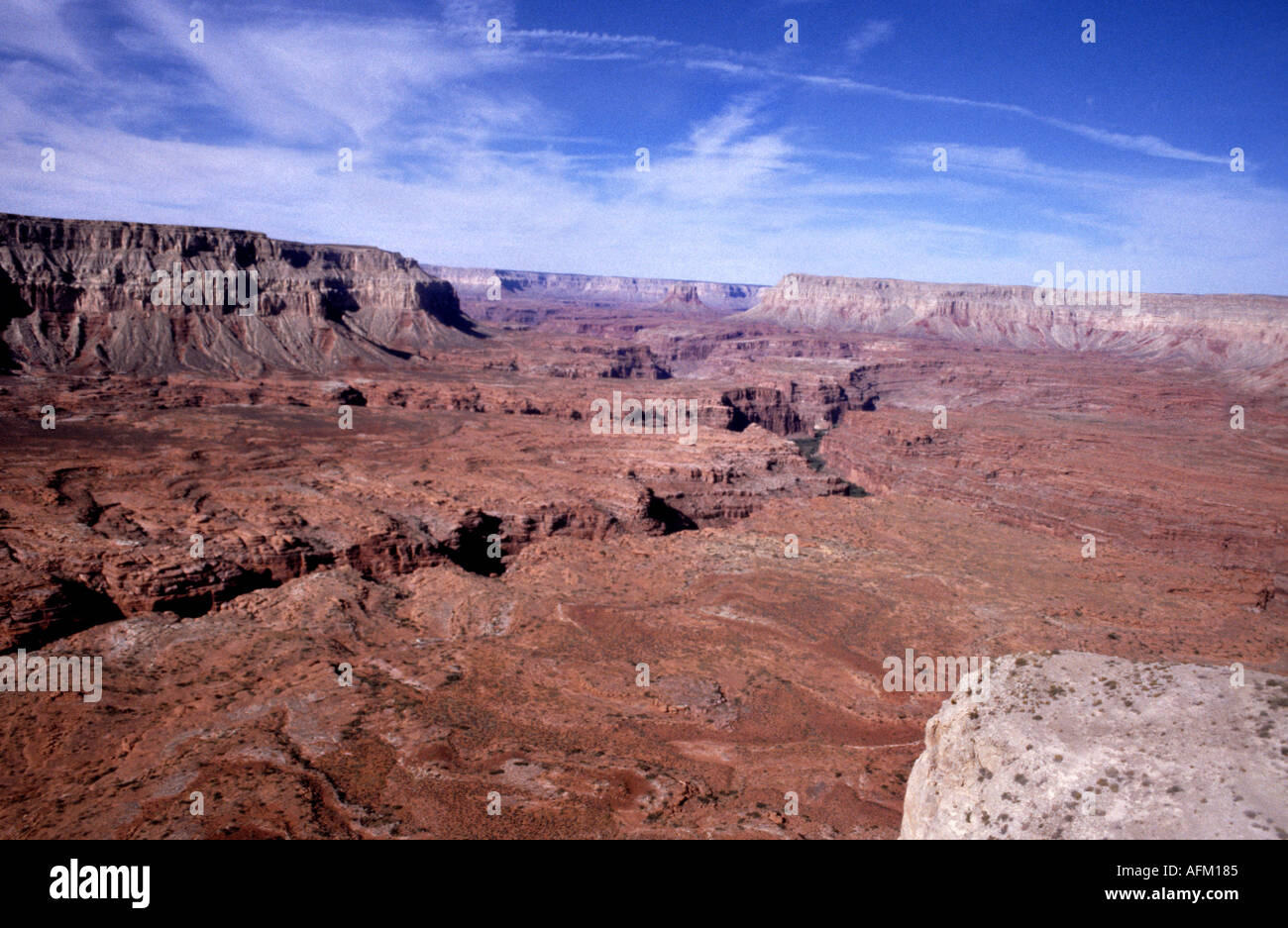 Flying out of Supai the Havasupai village in the Grand Canyon National ...