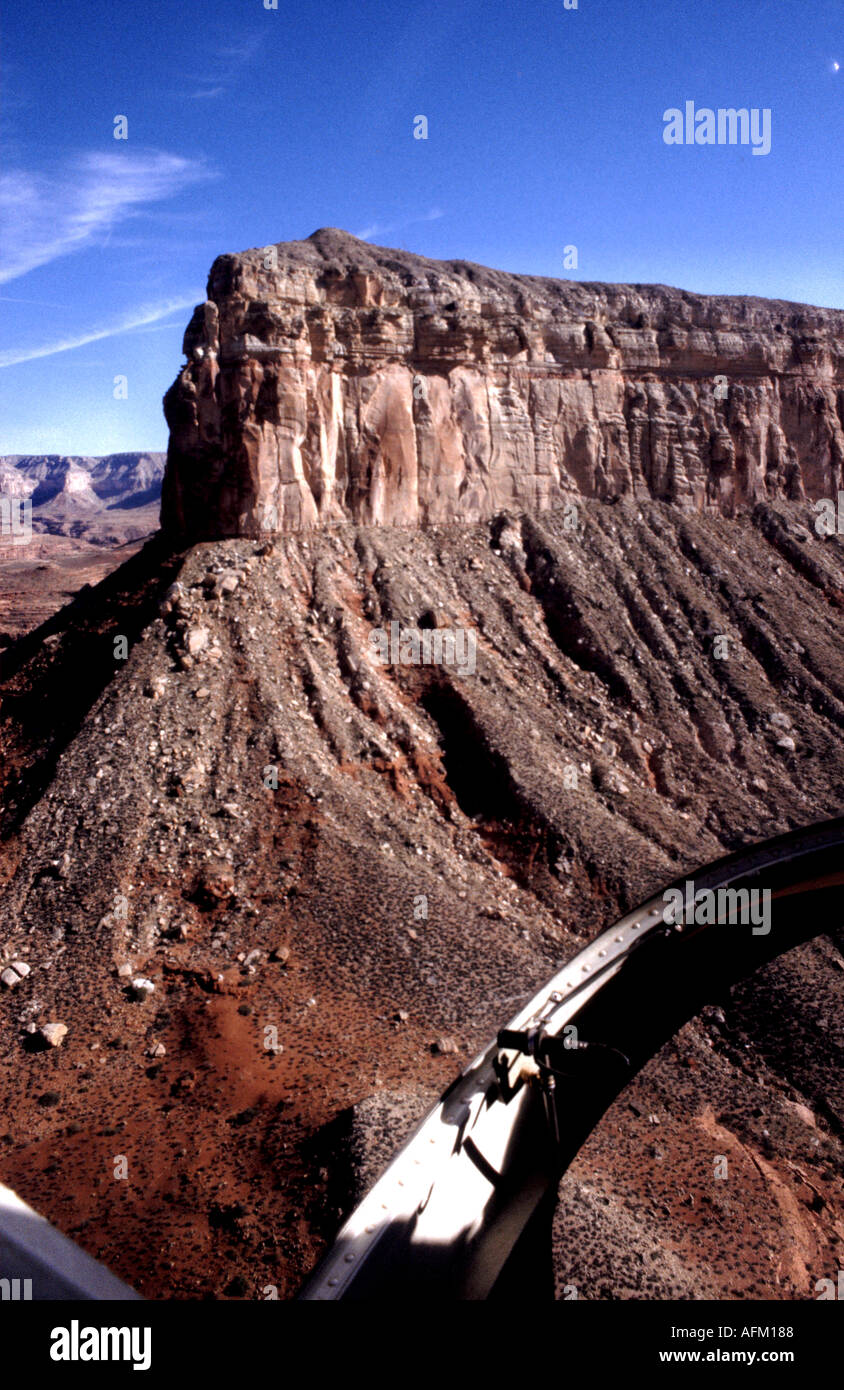 Flying out of Supai the Havasupai village in the Grand Canyon National ...