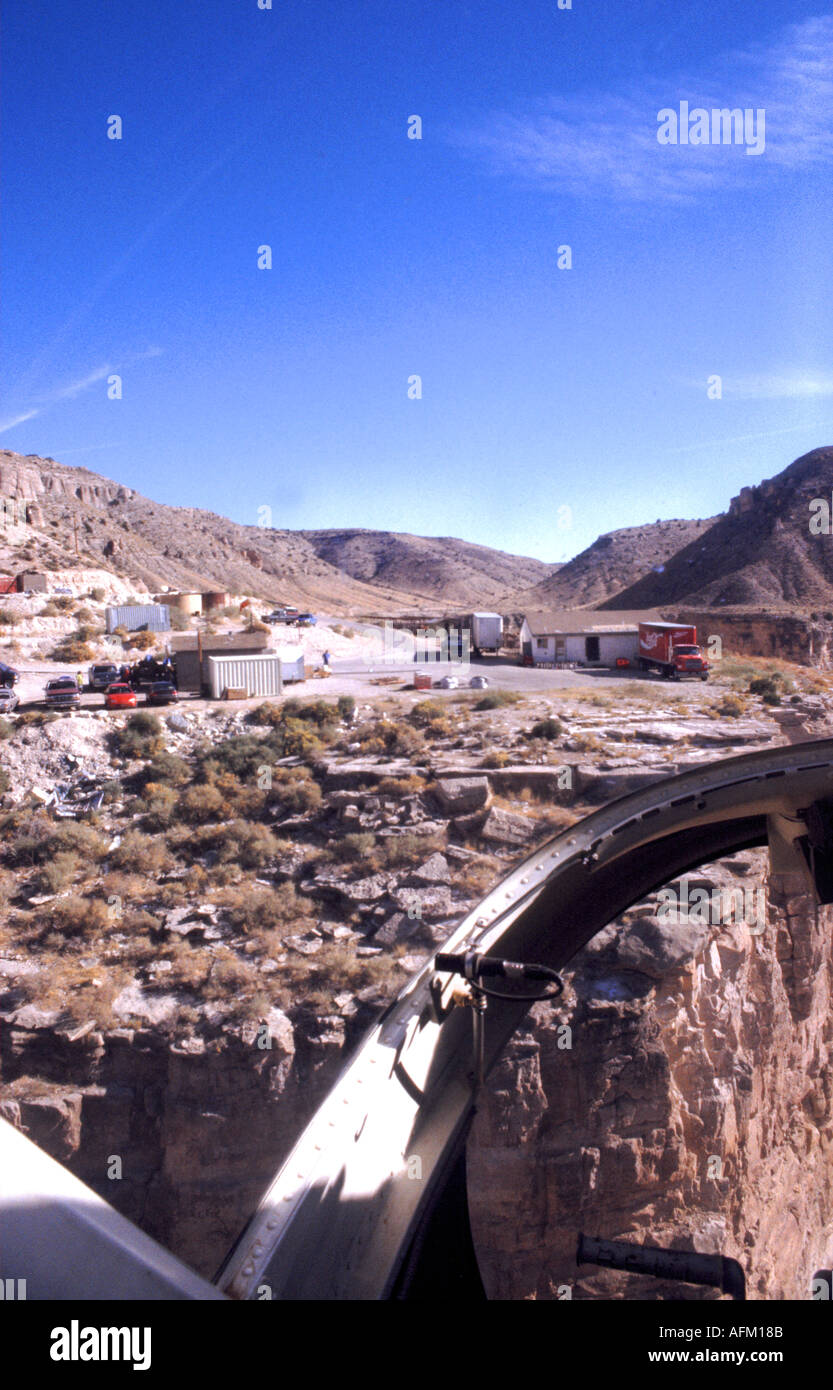 Flying out of Supai the Havasupai village in the Grand Canyon National ...