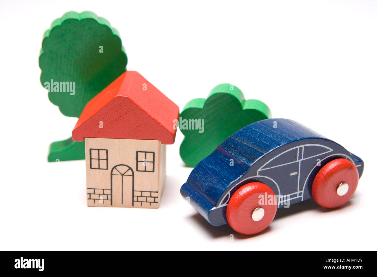 In a suburban garden Cut Out Stock Images & Pictures - Alamy