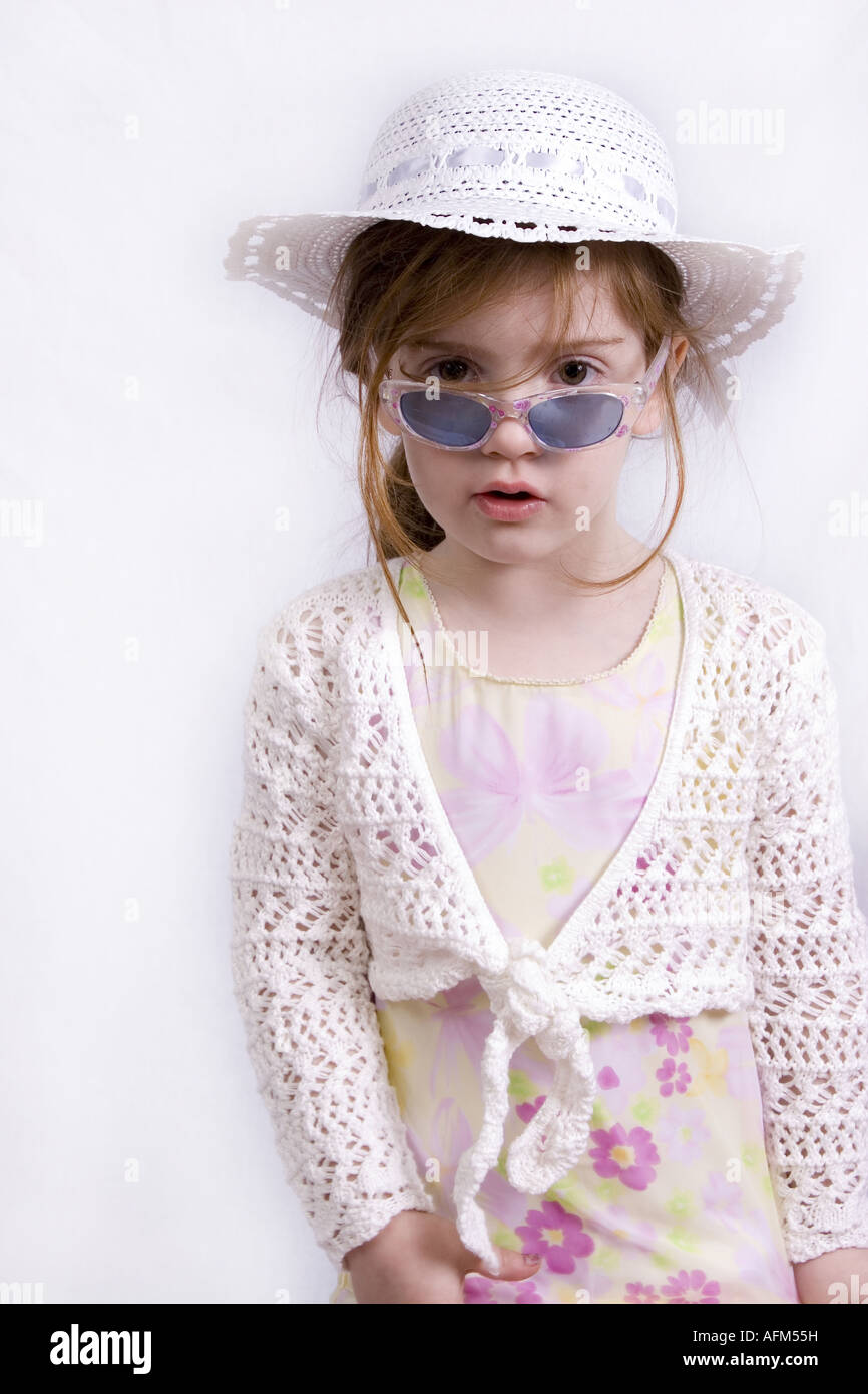 Preschooler dressed in her Sunday best Stock Photo - Alamy