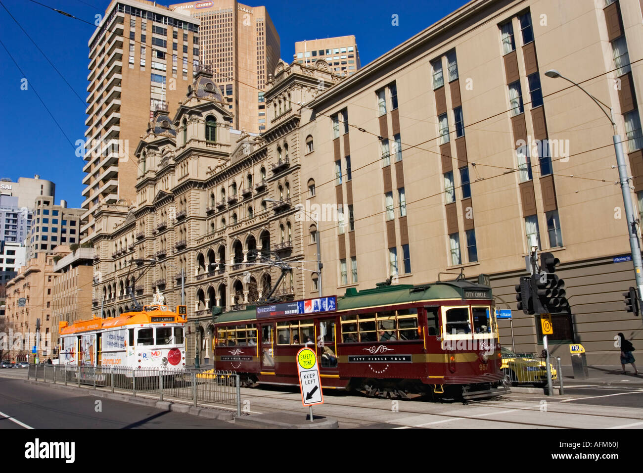 Melbourne streetscape hi-res stock photography and images - Alamy