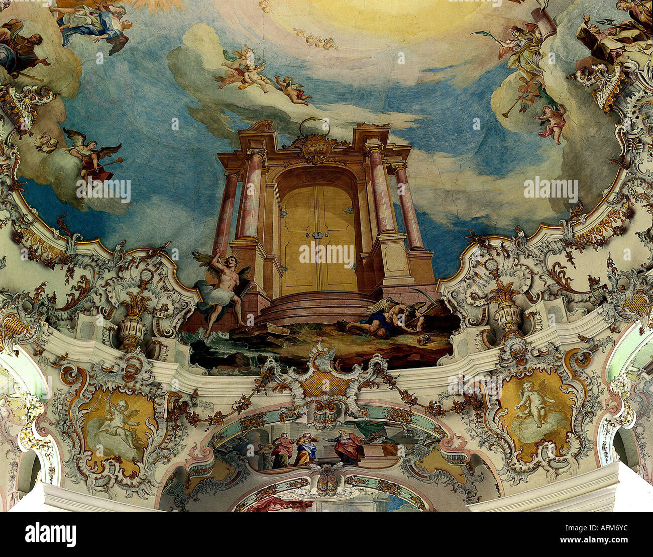 "architecture, churches and convents, Germany, Bavaria, pilgrimage ...