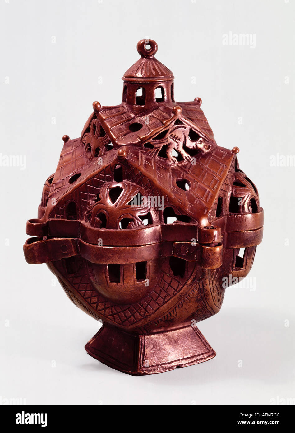 religion, christendom, liturgical objects, incense burner, bronze ...