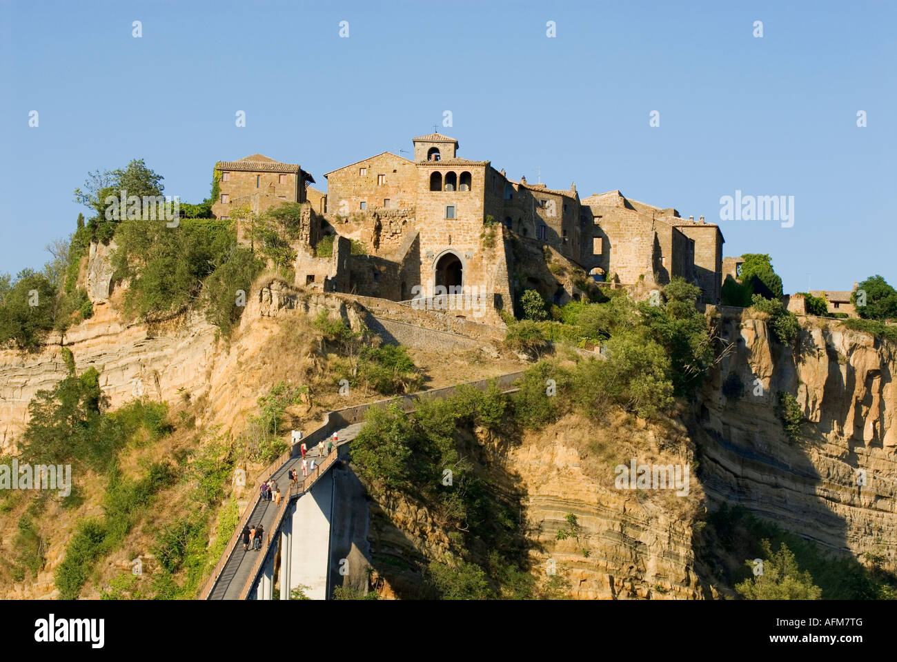 Bridge to Civita di Bagnoregio Italy Stock Photo - Alamy