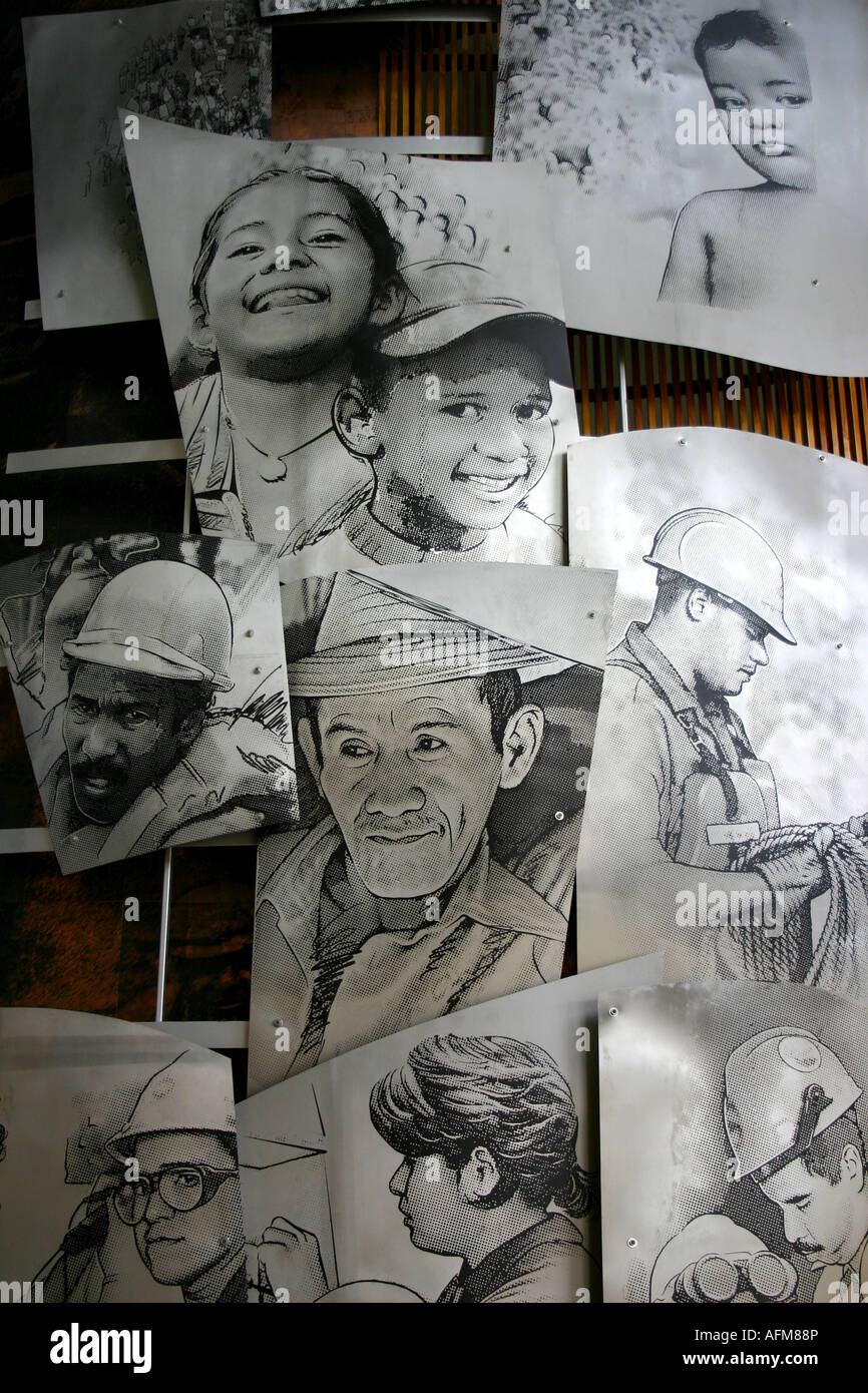 Illustrations depicting the workers of the Panama Canal and multiple ...