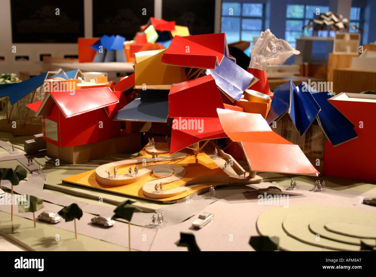Working model of the Gehry Museum of Biodiversity at Panama Central ...