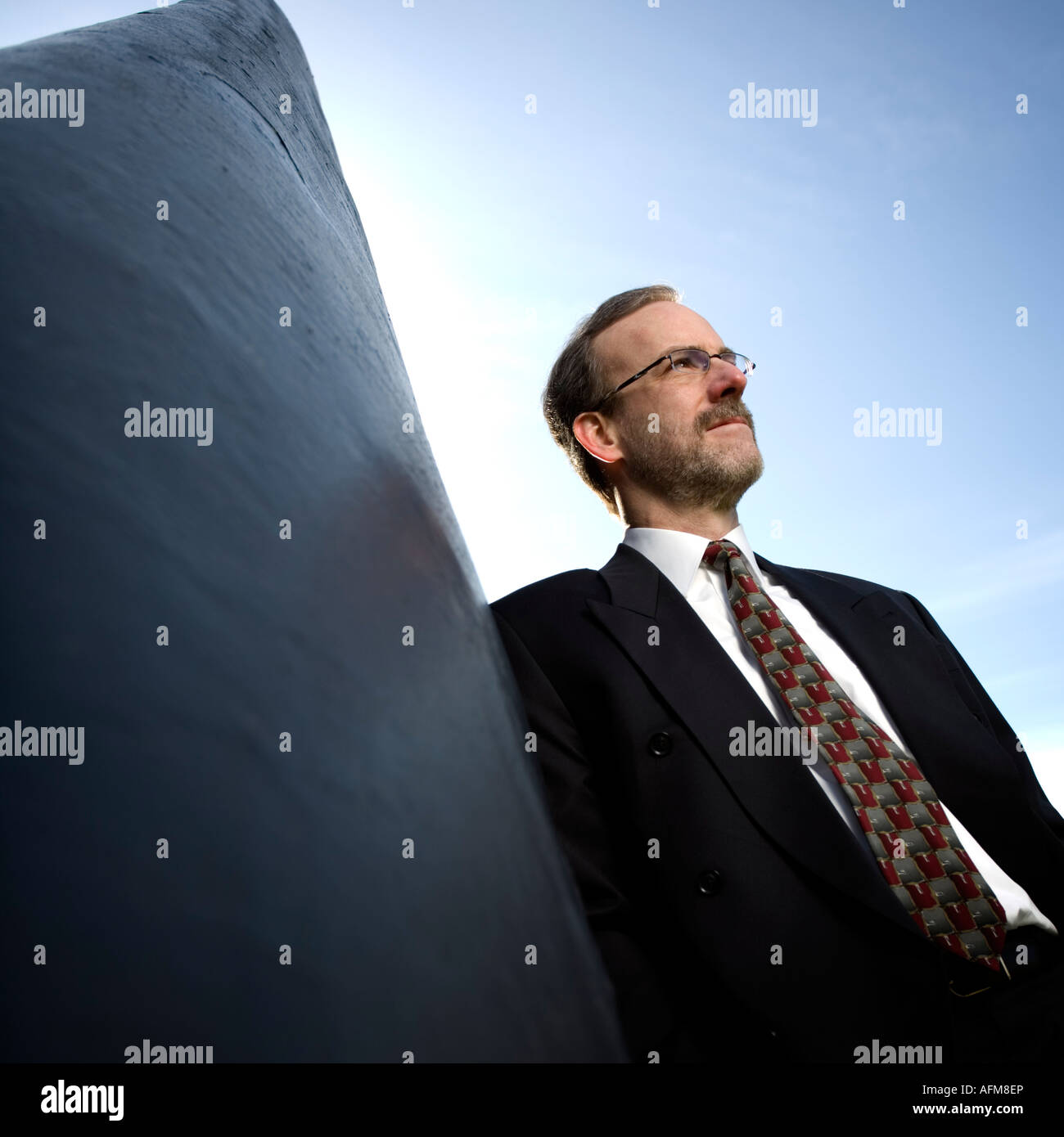 Man in suit outside Stock Photo - Alamy