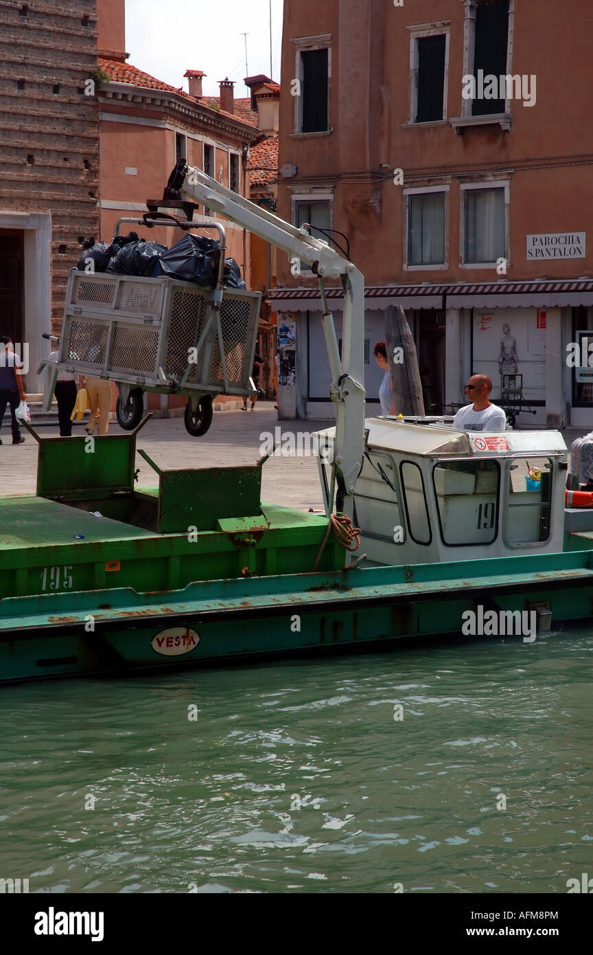 Trash collecting boat hi-res stock photography and images - Alamy