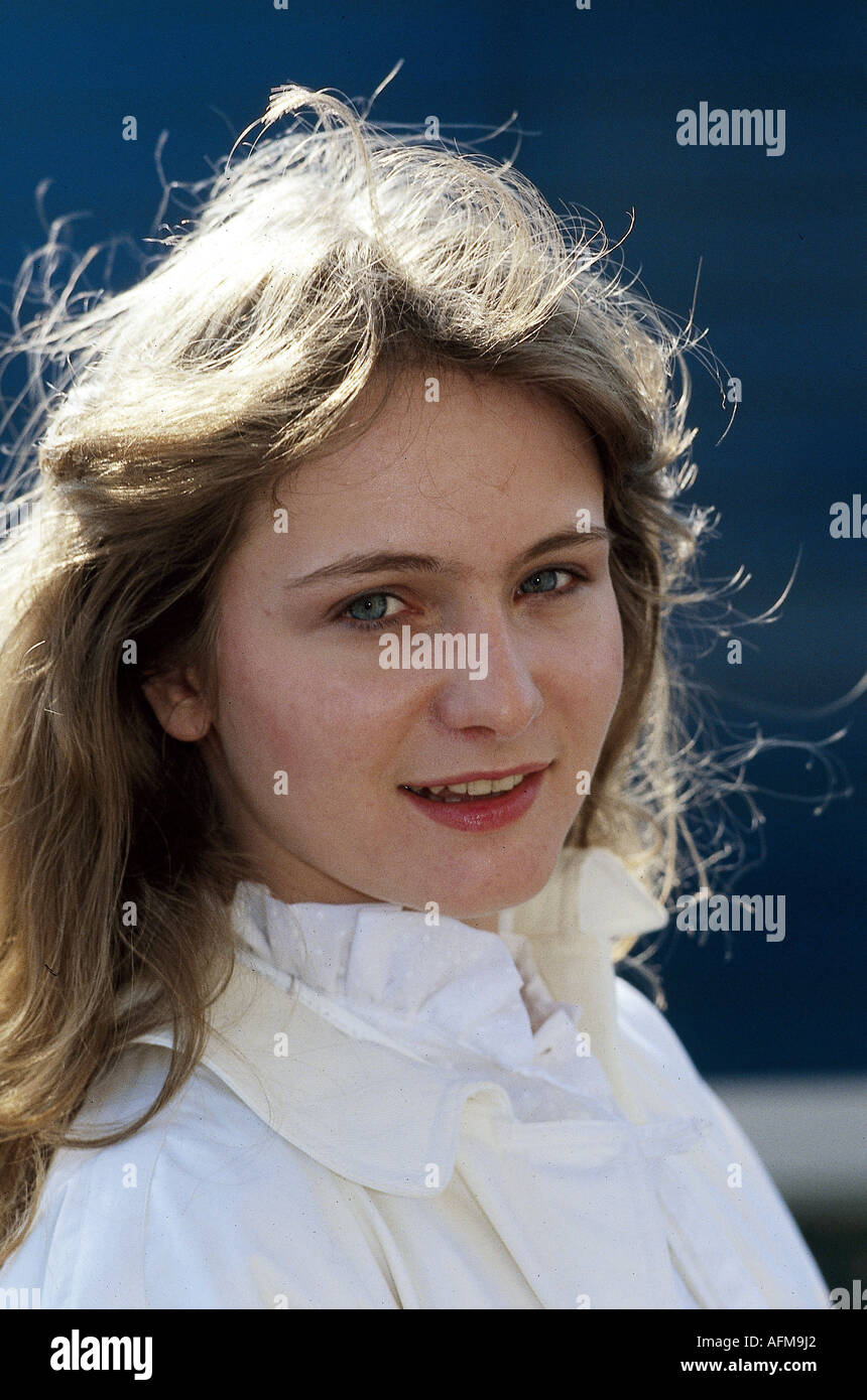 Nicole, * 25.10.1964, German singer, portrait, 1982 Stock Photo - Alamy