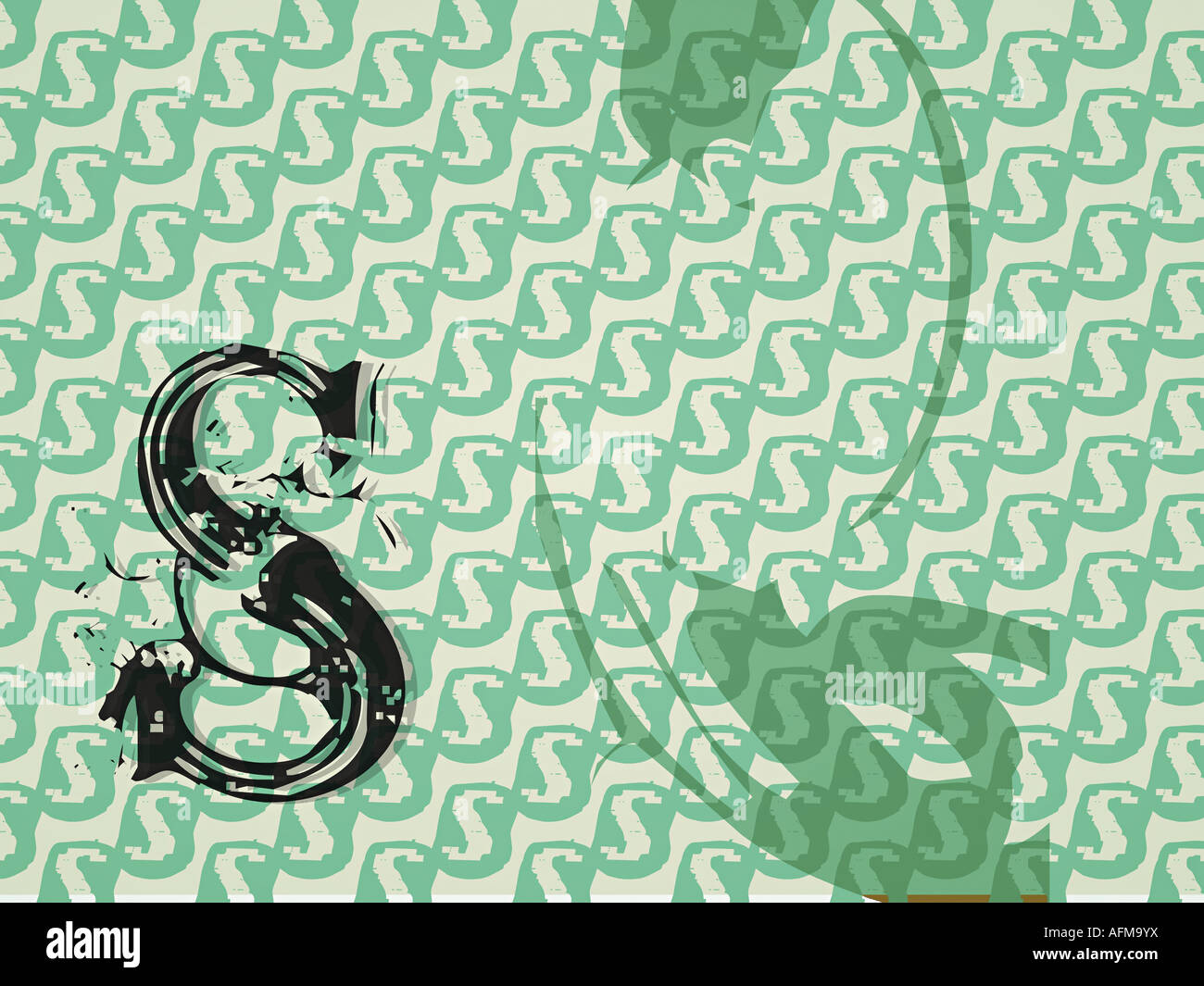 The letter S Stock Photo - Alamy