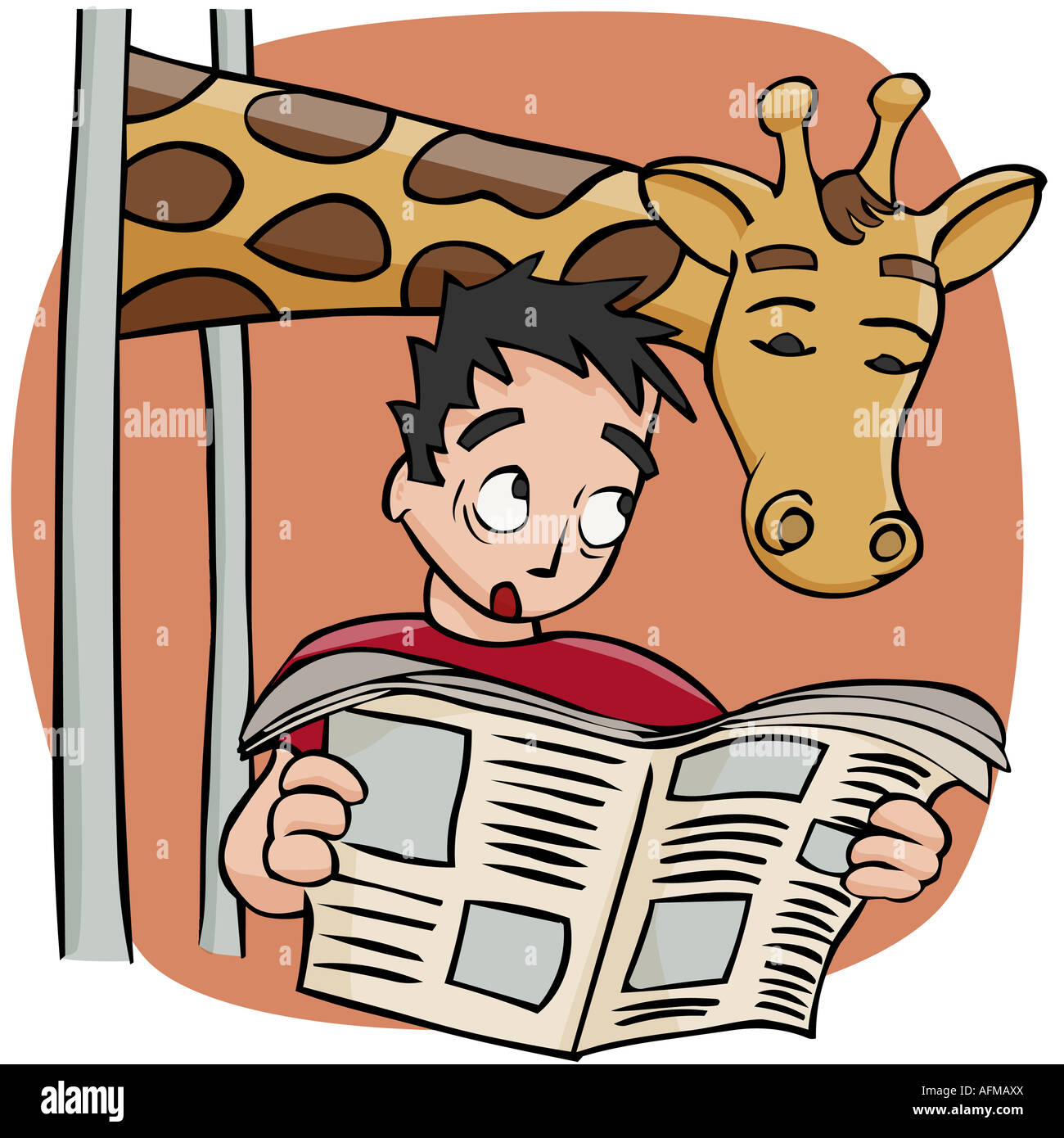 Cartoon head of a giraffe hi-res stock photography and images - Alamy