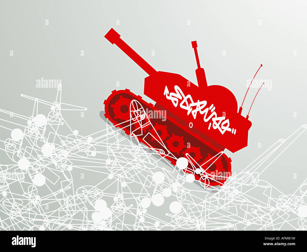 Close up of a military tank Stock Photo - Alamy