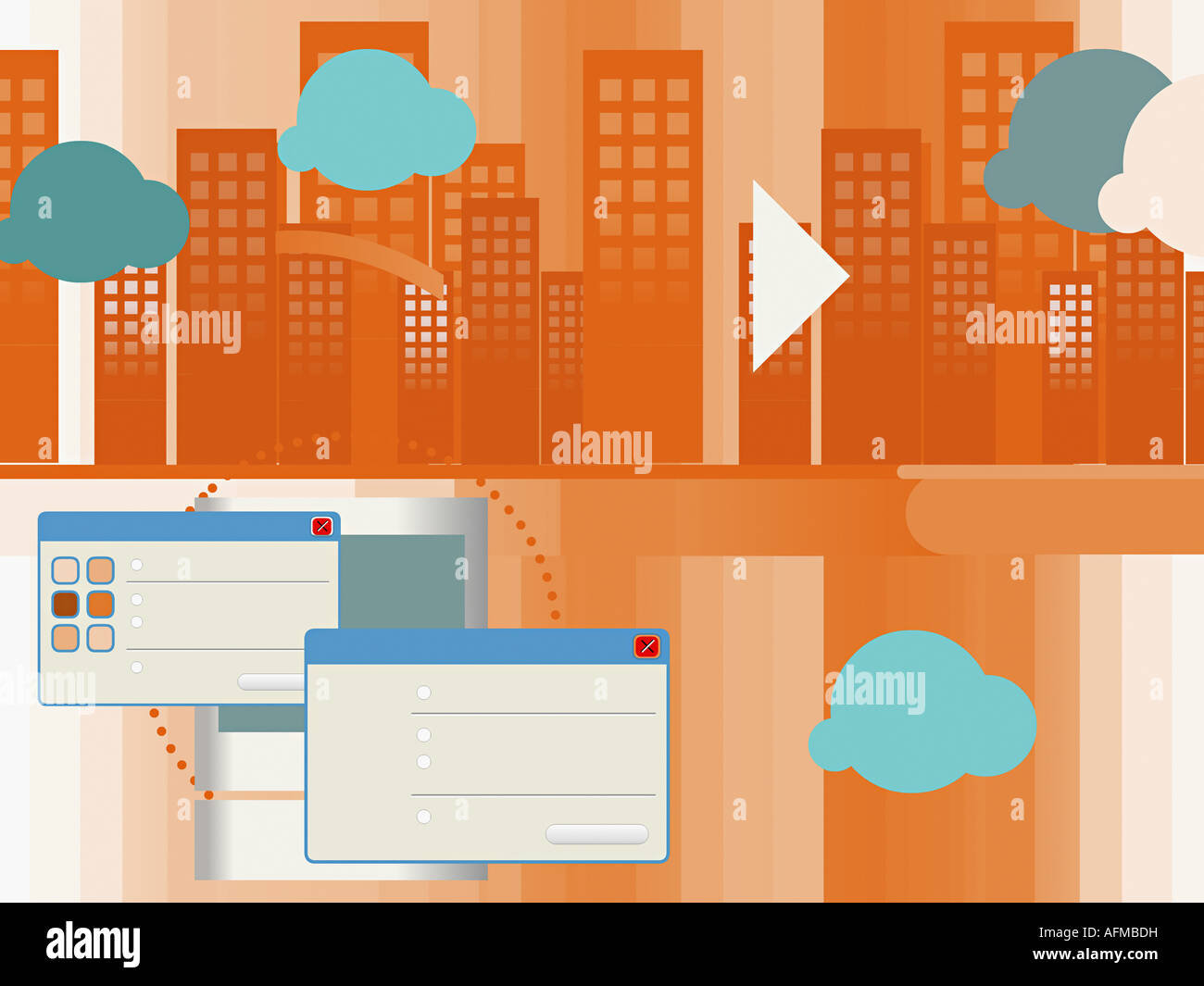 Computer dialog boxes hi-res stock photography and images - Alamy