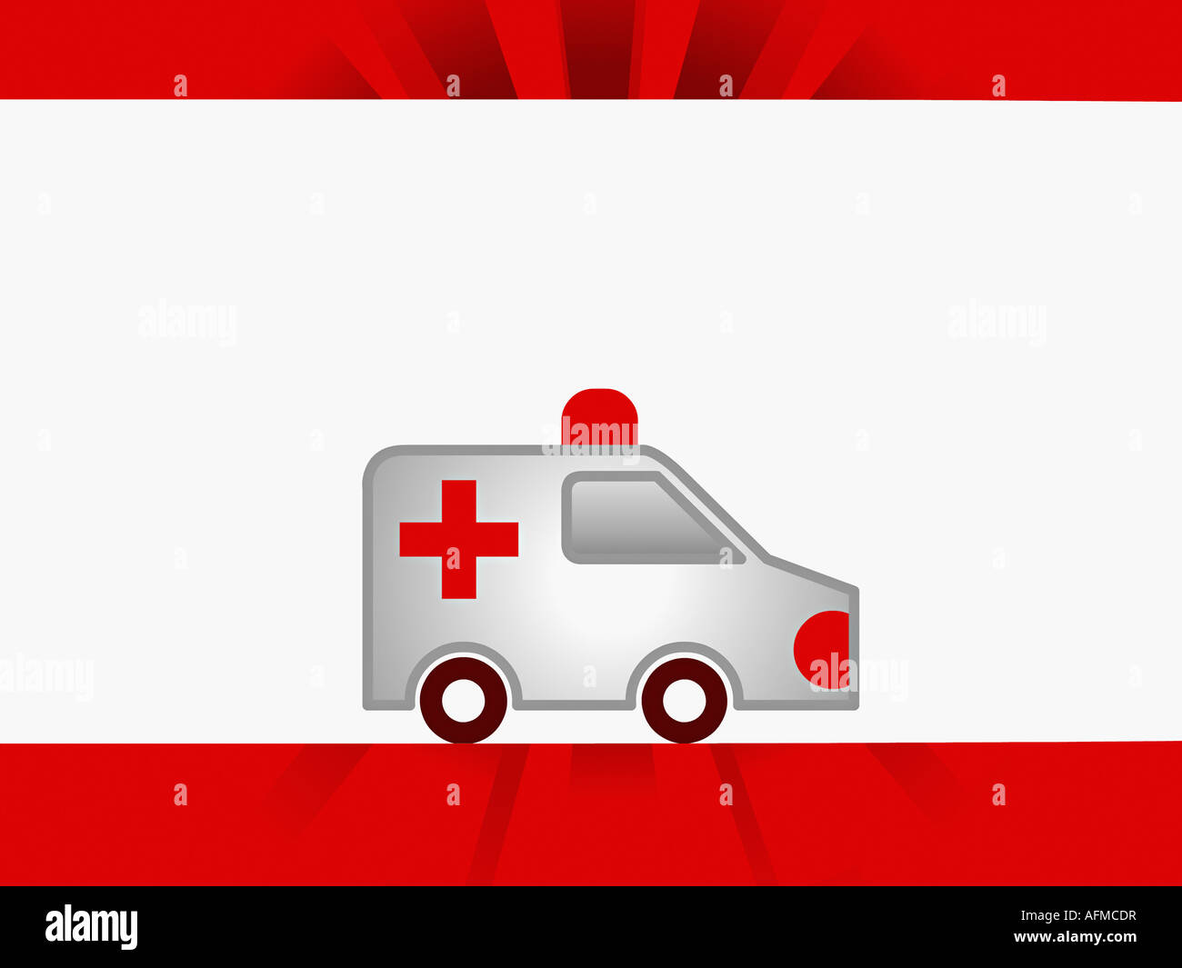 Red cross symbol on an ambulance Stock Photo - Alamy