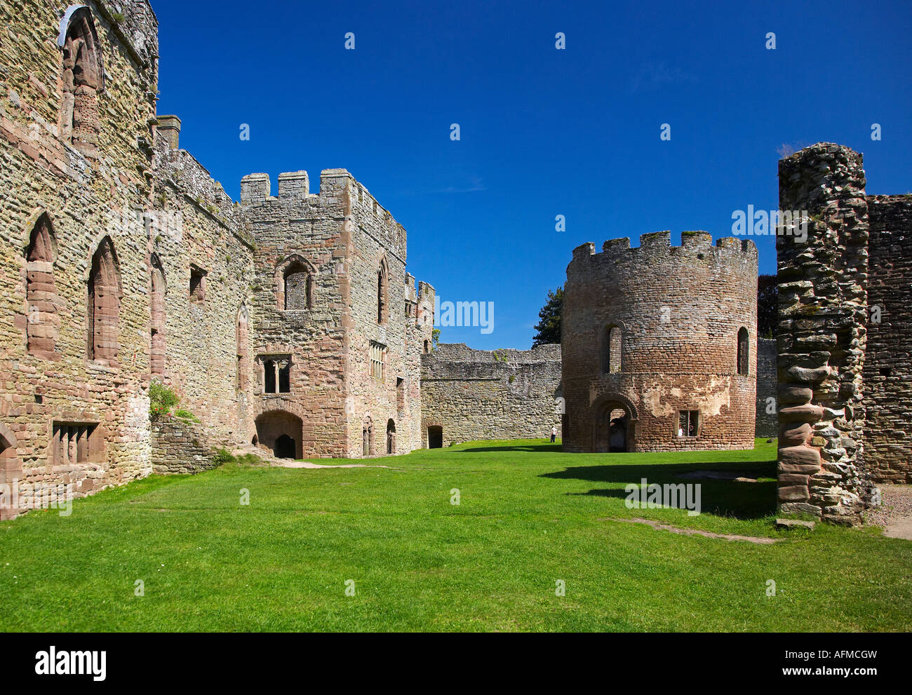 Ludlow Castle, Shropshire, England, UK Stock Photo - Alamy