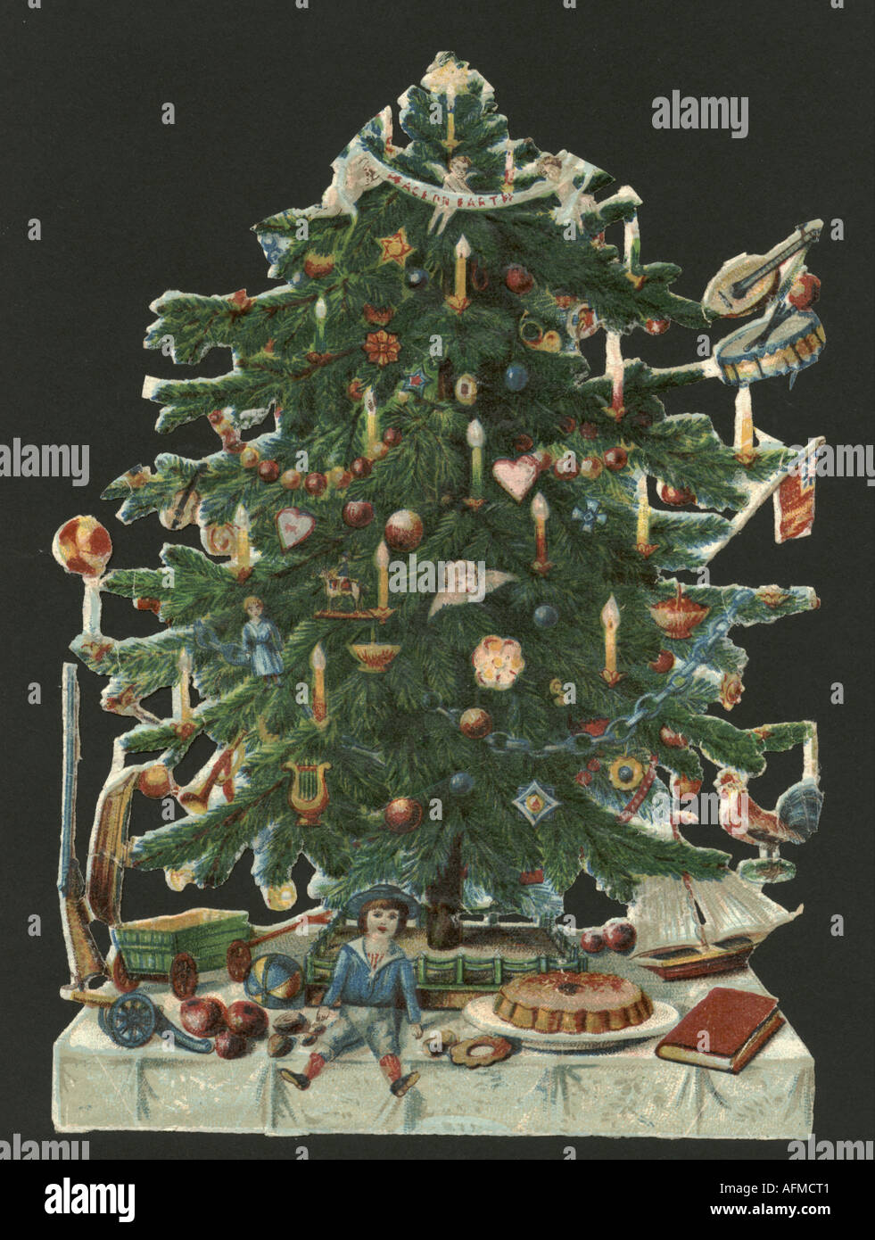 Victorian christmas tree hi-res stock photography and images - Alamy