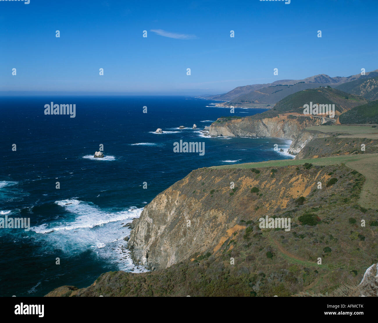 "Big Sur" Californian Coastline USA Stock Photo - Alamy